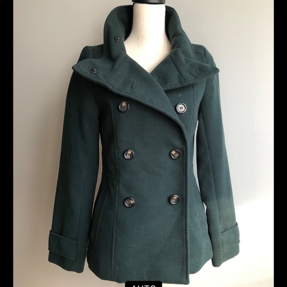 H&M | Jackets & Coats | Hm Forest Green Wool Jacket | Poshmark